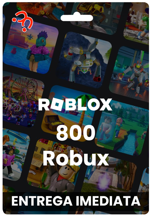 Comprar Cartão pré-pago 800 Robux - Roblox - Trivia PW
